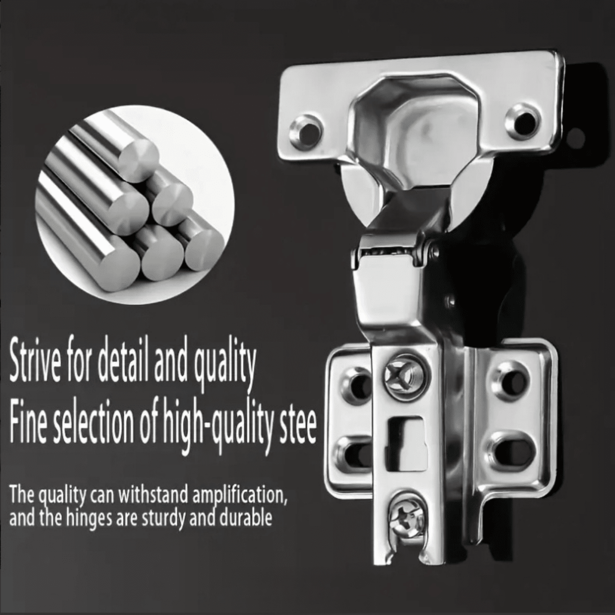 1pc Cold-Rolled Steel Big Bend Hinge, 0.8mm 304 Stainless Steel Hinge ...