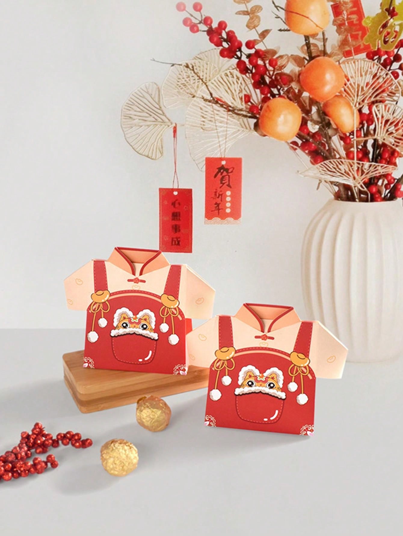 Chinese Style Cute And Festive Tang Suit New Year Candy Packaging Box ...
