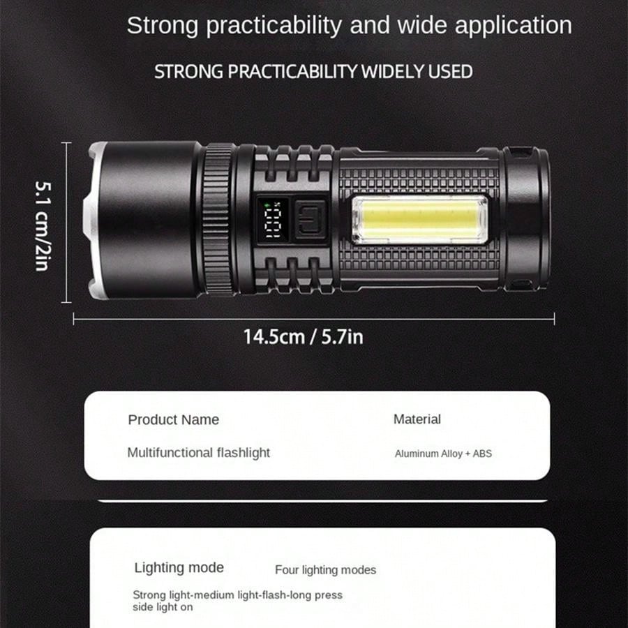 Lanterna LED de Alta Luminosidade 12000 - Mini Lanterna para Camping, Caminhada - Lanterna de ...