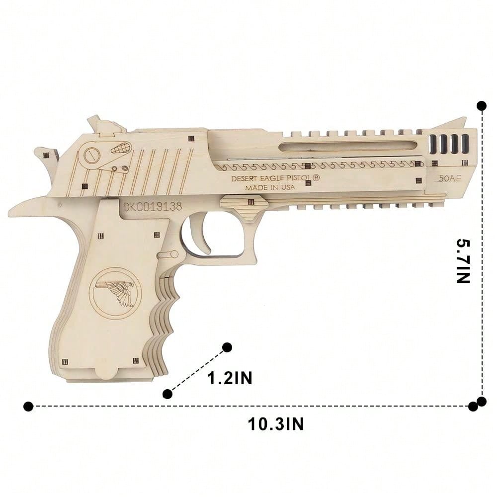 1PC Toy Gun, Building Blocks Assembled Gun, New 3D Three-Dimensional ...