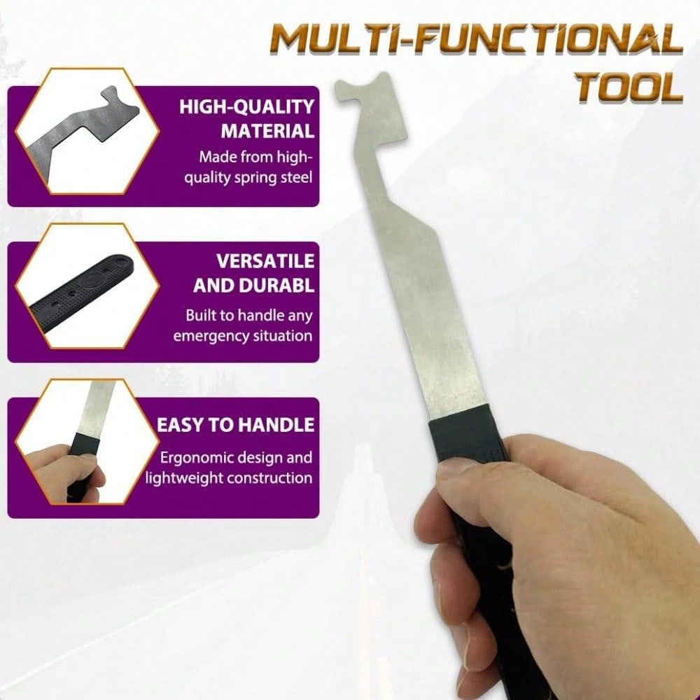 Firefighter Tool Multi Purpose Professional Spring Steel Pry Tool Hand ...