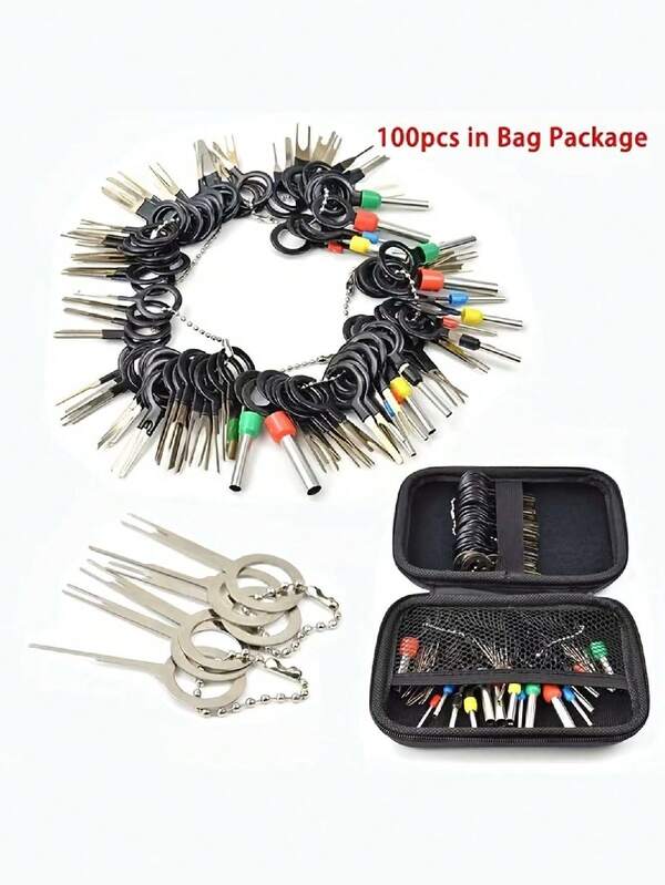 2023 Best 100pcs Puller Tool Kit Wires Pin Extractor Automotive Stylus ...