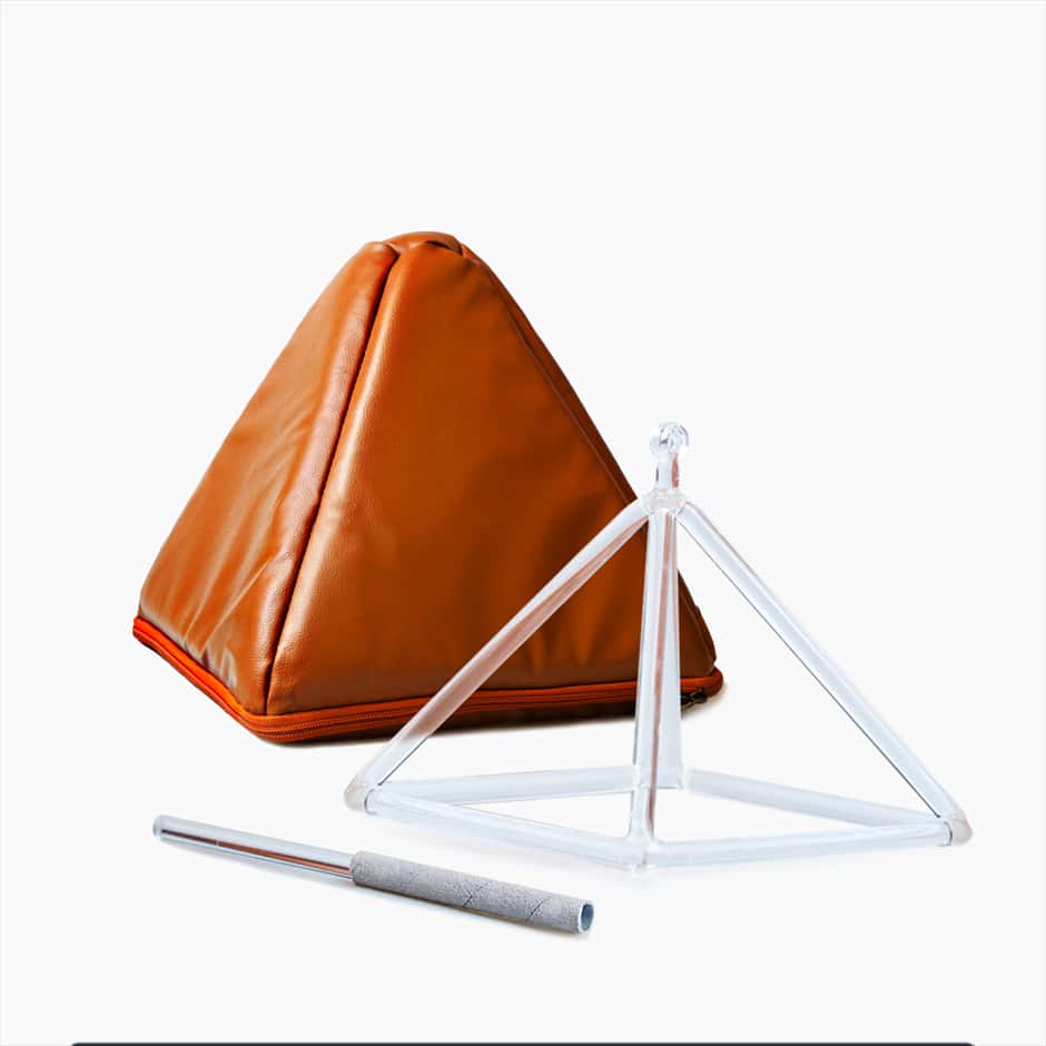 Topfund Perfect Pitch Crystal Singing Pyramid For Sound Healing | SHEIN USA