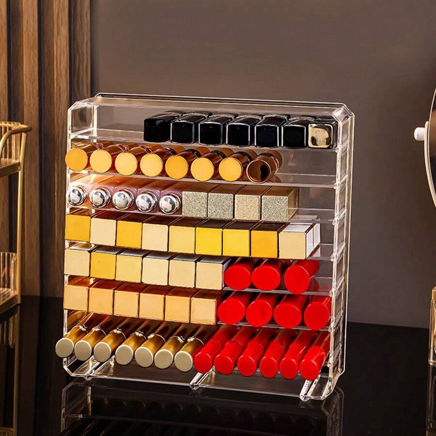 Eyeshadow Palette Storage Box, Large Capacity, Detachable Powder Cake ...