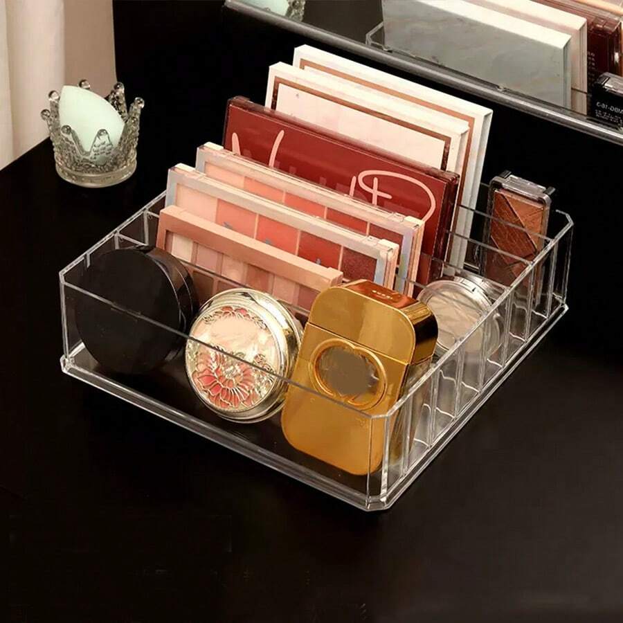 Eyeshadow Palette Storage Box, Large Capacity, Detachable Powder Cake ...