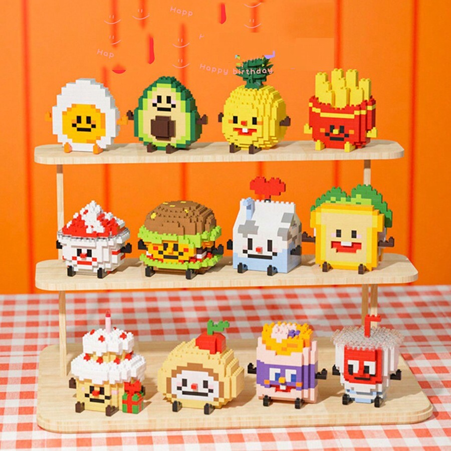 Miniature Building Block Assembly Toy Set For Kids With Cola, Milk And ...