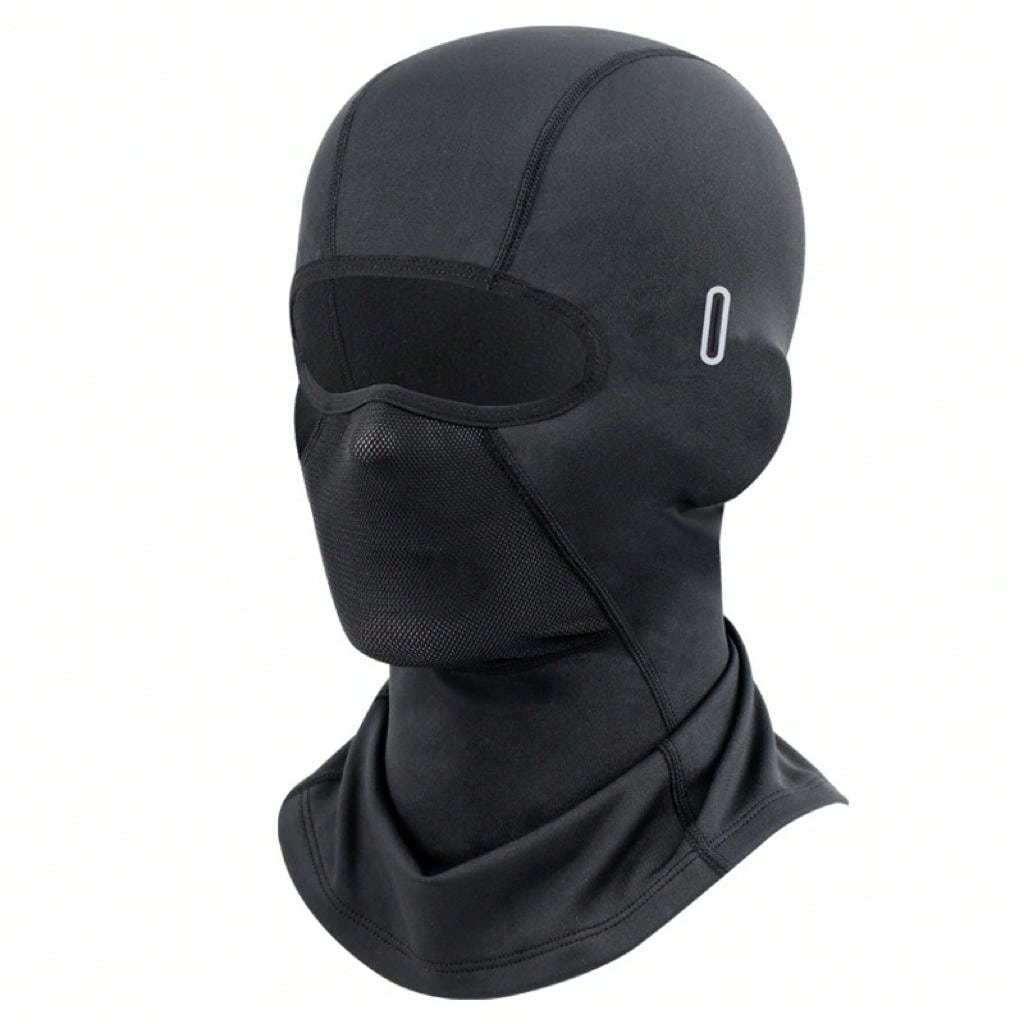 Black Full Face Mask With Eye Holes For Cycling | SHEIN USA