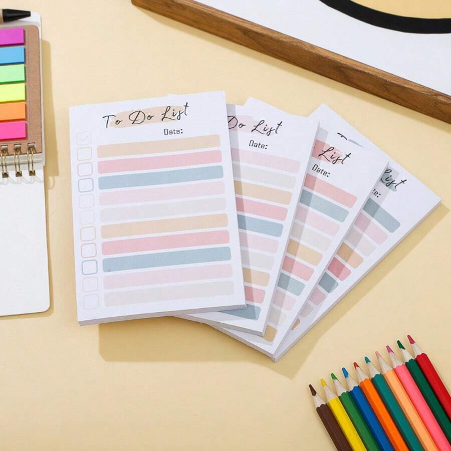 1ชิ้น Rainbow Mini Sticky Note Pad, 25 แผ่น, ขนาดปาล์ม, Multi - Color ...