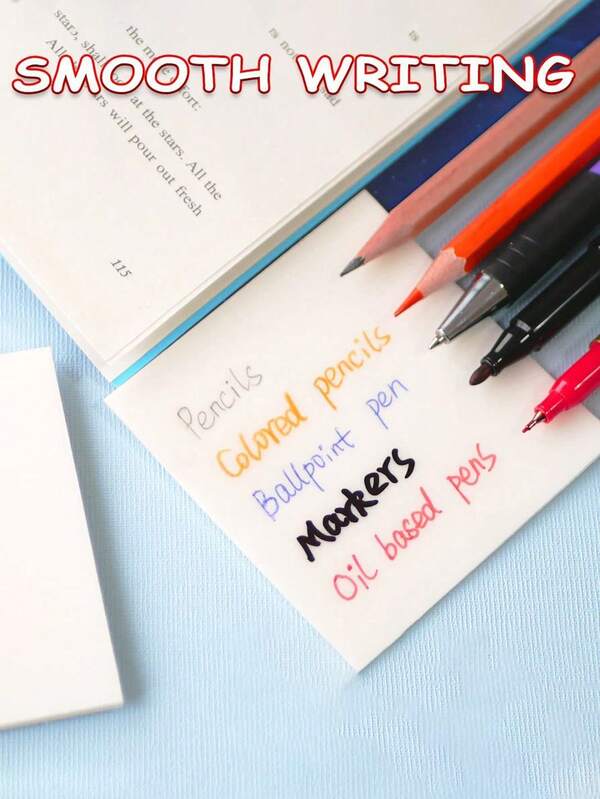 Small Transparent Sticky Notes For Students' Notes And Bookmarks ...
