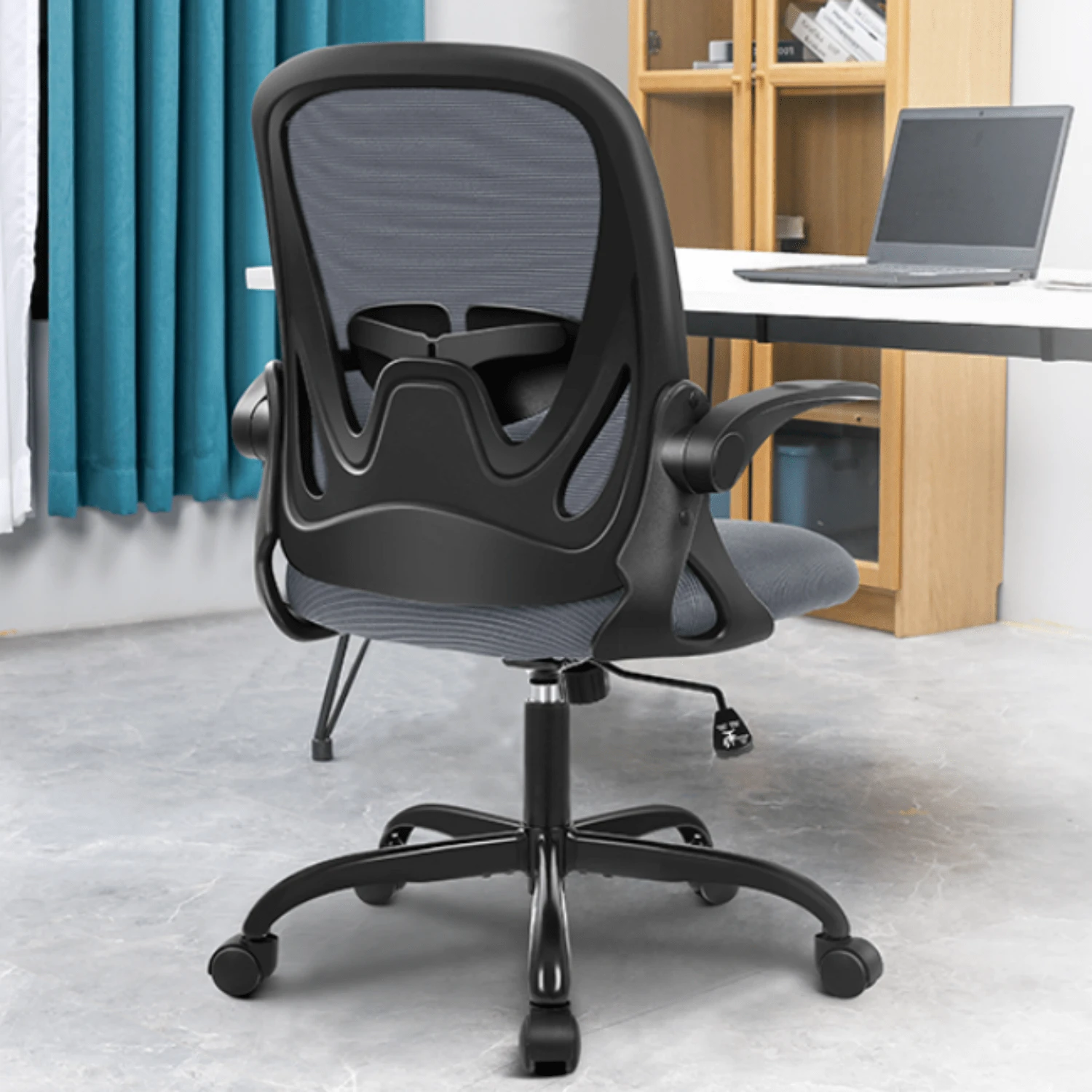 Ergonomic Office Desk Chair With Adjustable Lumbar Support And Height ...