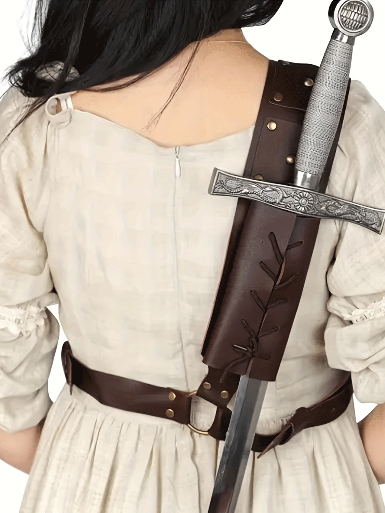 1 Pezzo Set Spada Con Cintura Medievale Retro Per Travestimento Festa ...