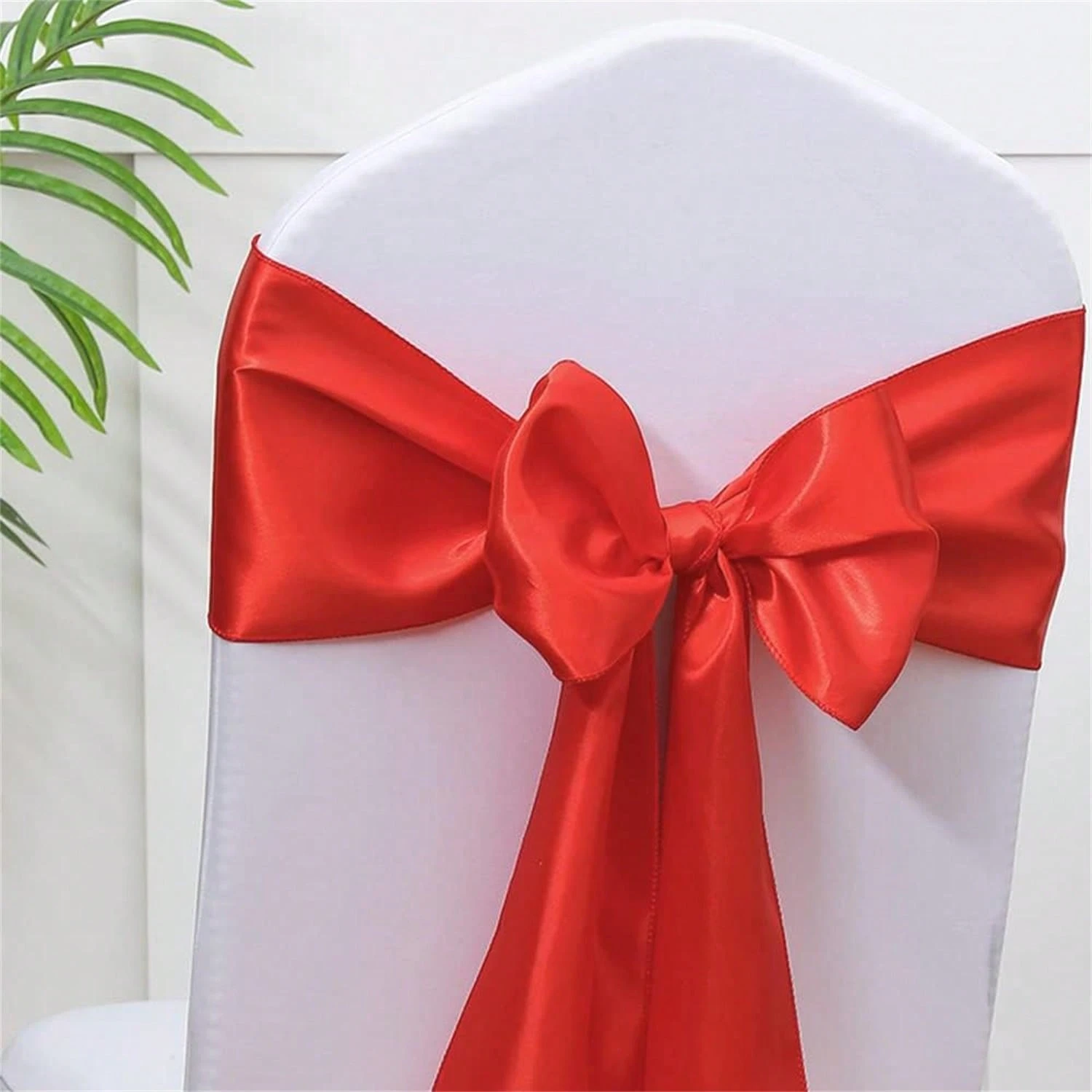 8/12/16 Pack Rose Gold Satin Chair Belt Chair Ribbon Bow Suitable For ...