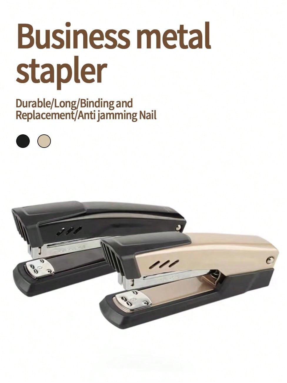 Black 50 Pages Binding Capacity Office Stapler, An Efficient Stationery ...