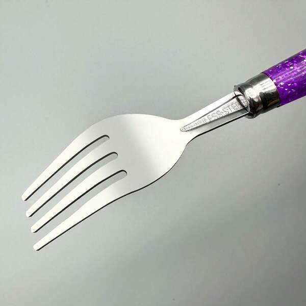 4pcs High-End Crystal Handle Steak Fork Set For Western Steak, Fruit ...