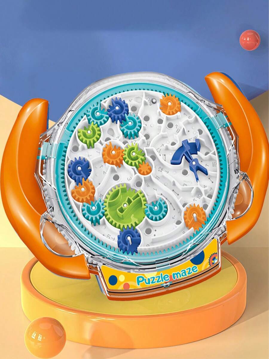 Maze Puzzle Game For Kids, Ball Maze Toy Gear Control, Built-In Steel ...