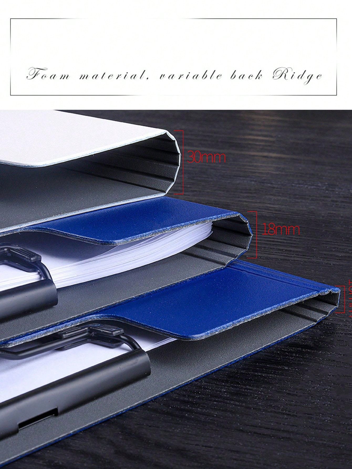A4 Size Clipboard Writing Pad Folder With 2 Clips, 100 Sheet Capacity ...
