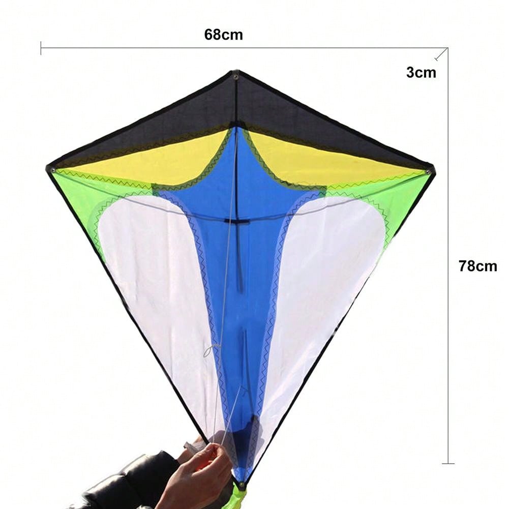 Diamond Kite, Multicolor Rainbow Diamond Kite Perfect For Kids And ...