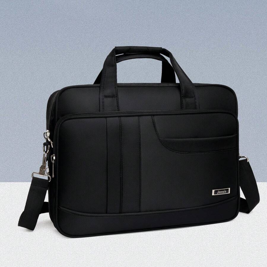 1pc 16-Inch Computer Briefcase For Men, Shoulder Crossbody Travel Bag ...