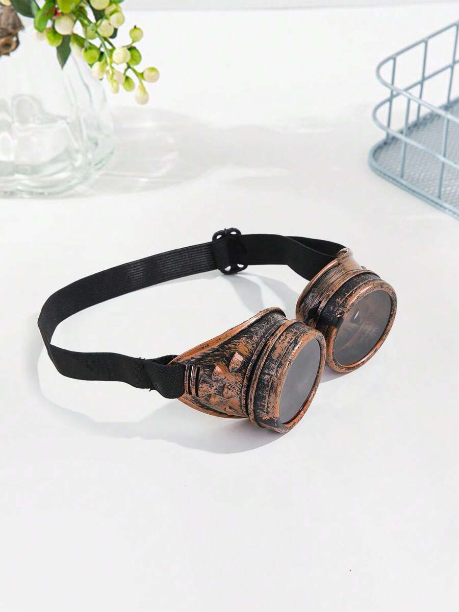 1pc Steampunk Vintage Gothic Goggles Cosplay Accessories For Mountain ...
