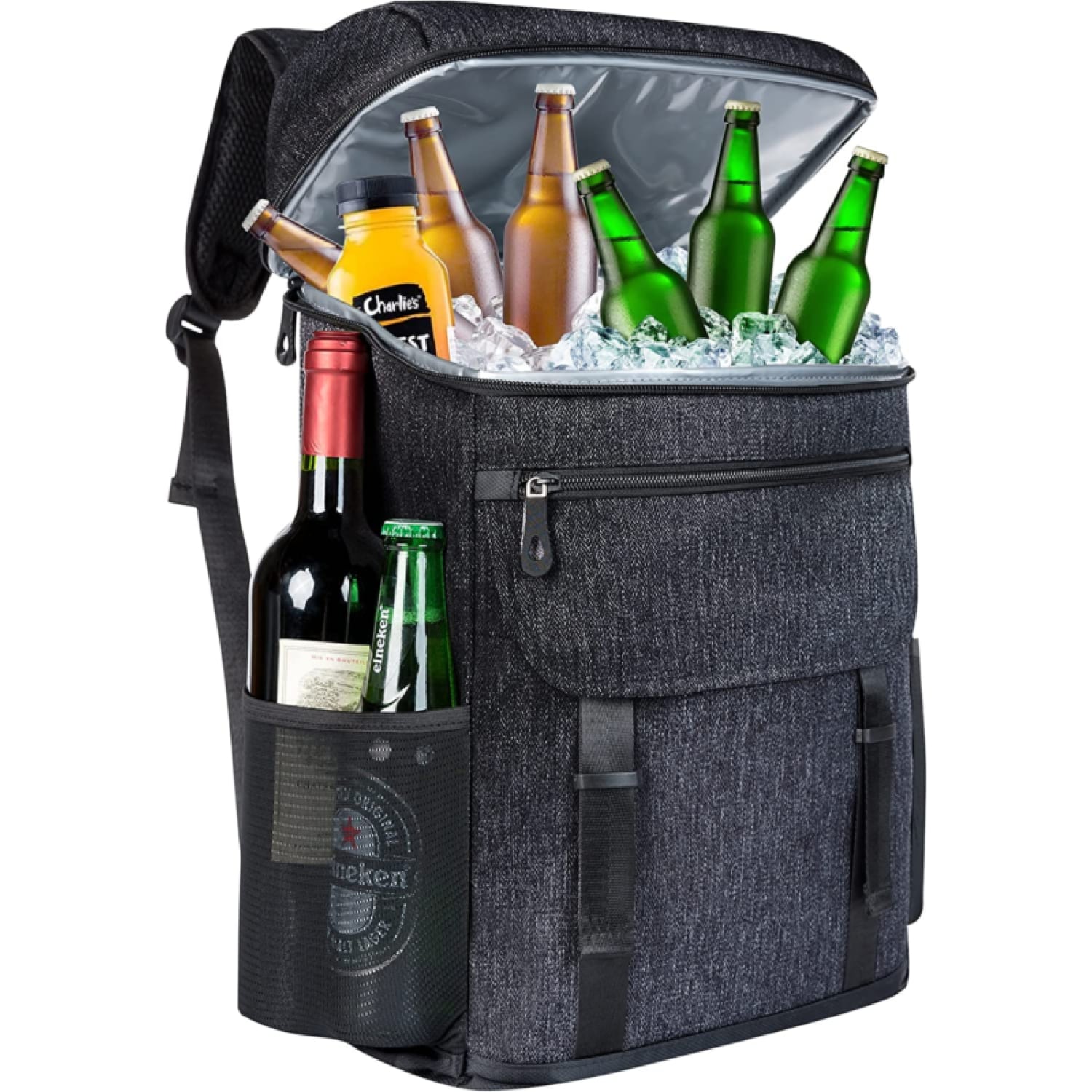 Picnic Basket Backpack, With Cooler Compartment, Insulated, Leak Proo ...