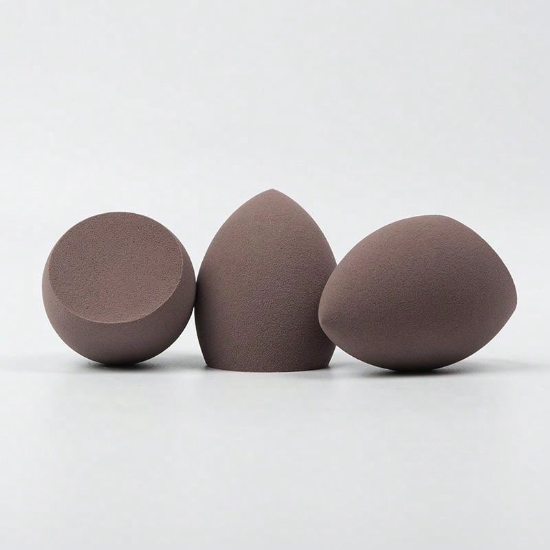 3pcs/Set Angled Cut Sponge Makeup Eggs, Non-Latex Beauty Sponges For ...