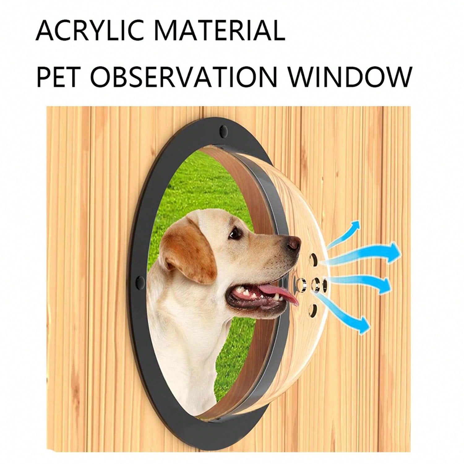 A Pet Observation Window Transparent Breathable Pet Cat And Dog ...