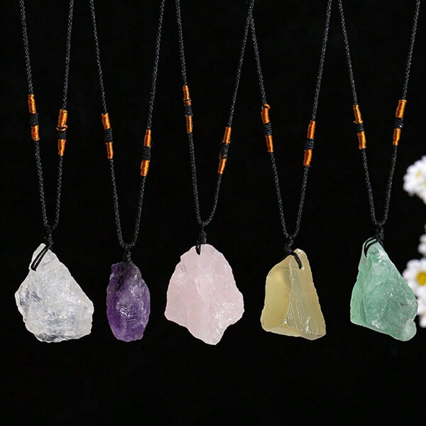 This Is A Very Beautiful Natural Crystal Pendant Necklace, Which You ...