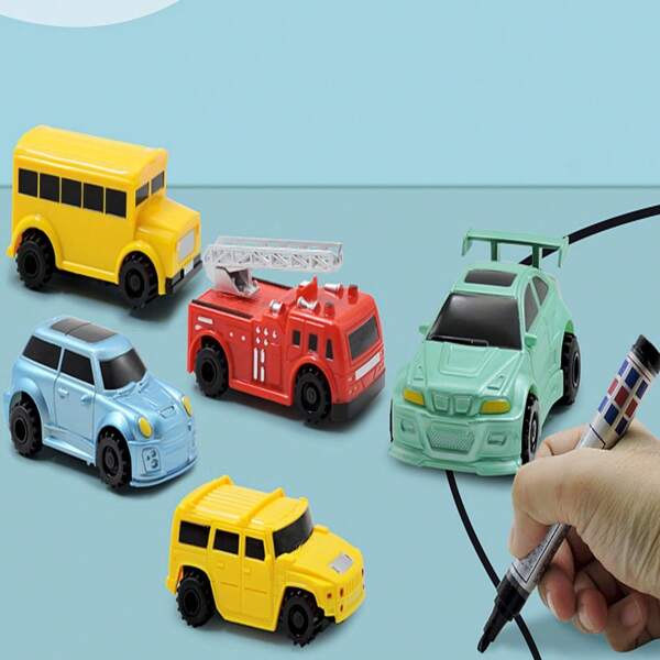 Magic Sensing Pen-Controlled Toy Car Desktop Toy With Line Following ...