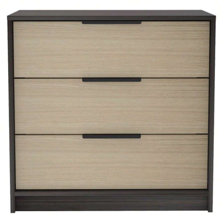 Drawers Dresser; Superior Top -Black / Pine | SHEIN USA