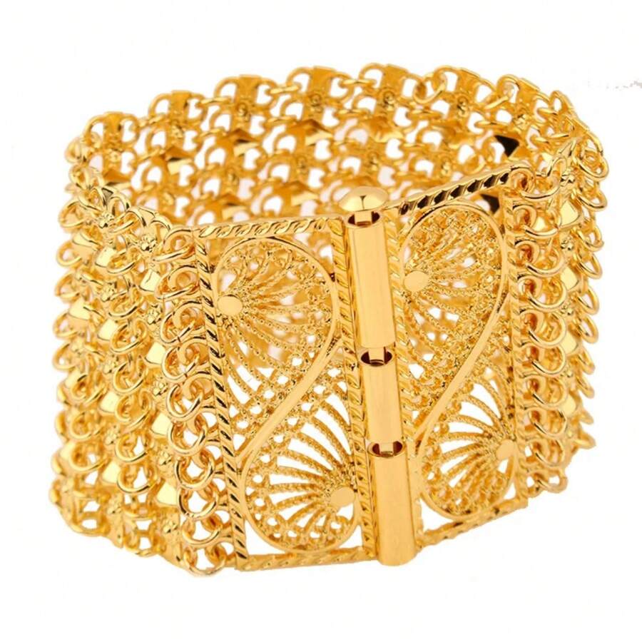 1 Set Handmade Bride Sleeve Hand Chain From Kurdistan, Gold Plated ...