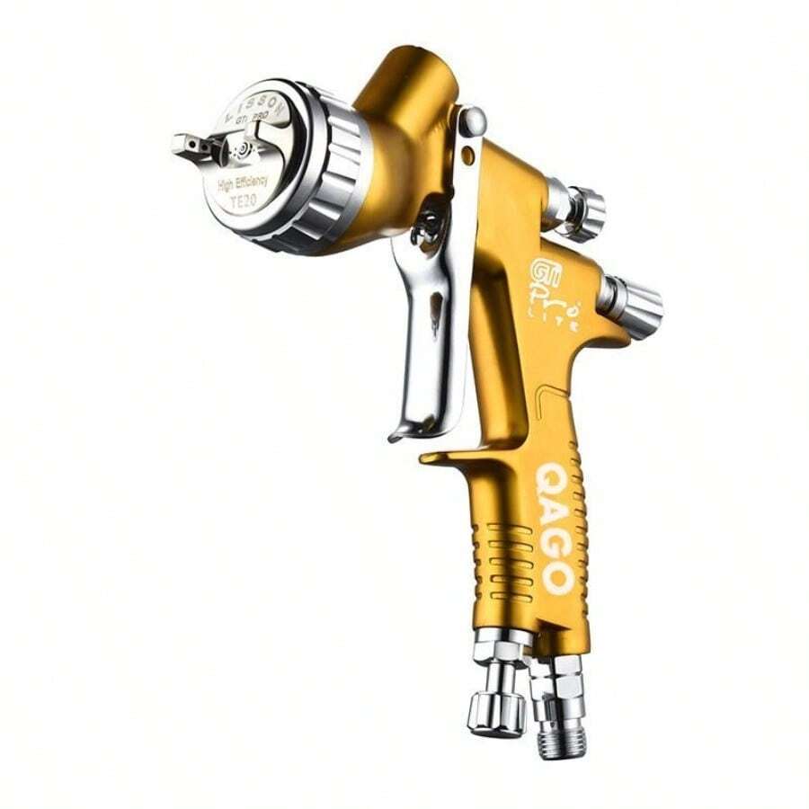 Spray Gun For Cars GTI Pro 1.3mm Nozzle Gold Painting Gun With Mixing ...