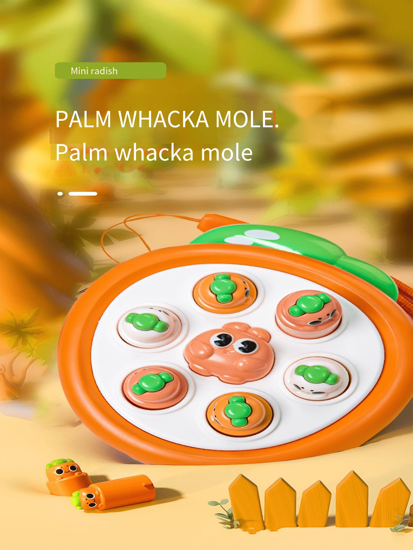 New Radish Whack-A-Mole Push Game Machine Button Smashing Toy | SHEIN USA