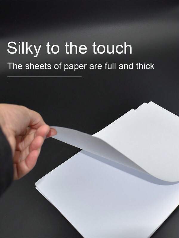 100 Sheets A4 White Paper For Printer, Copy, Office Supplies, Drawing ...
