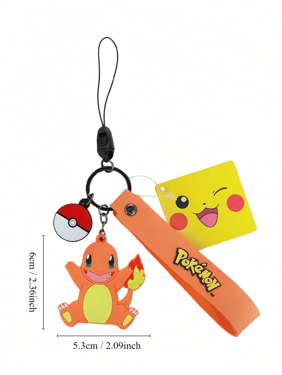 pokemon 1pc Keychain Lanyard Cartoon Fashion Creativity Pendant Toy ...