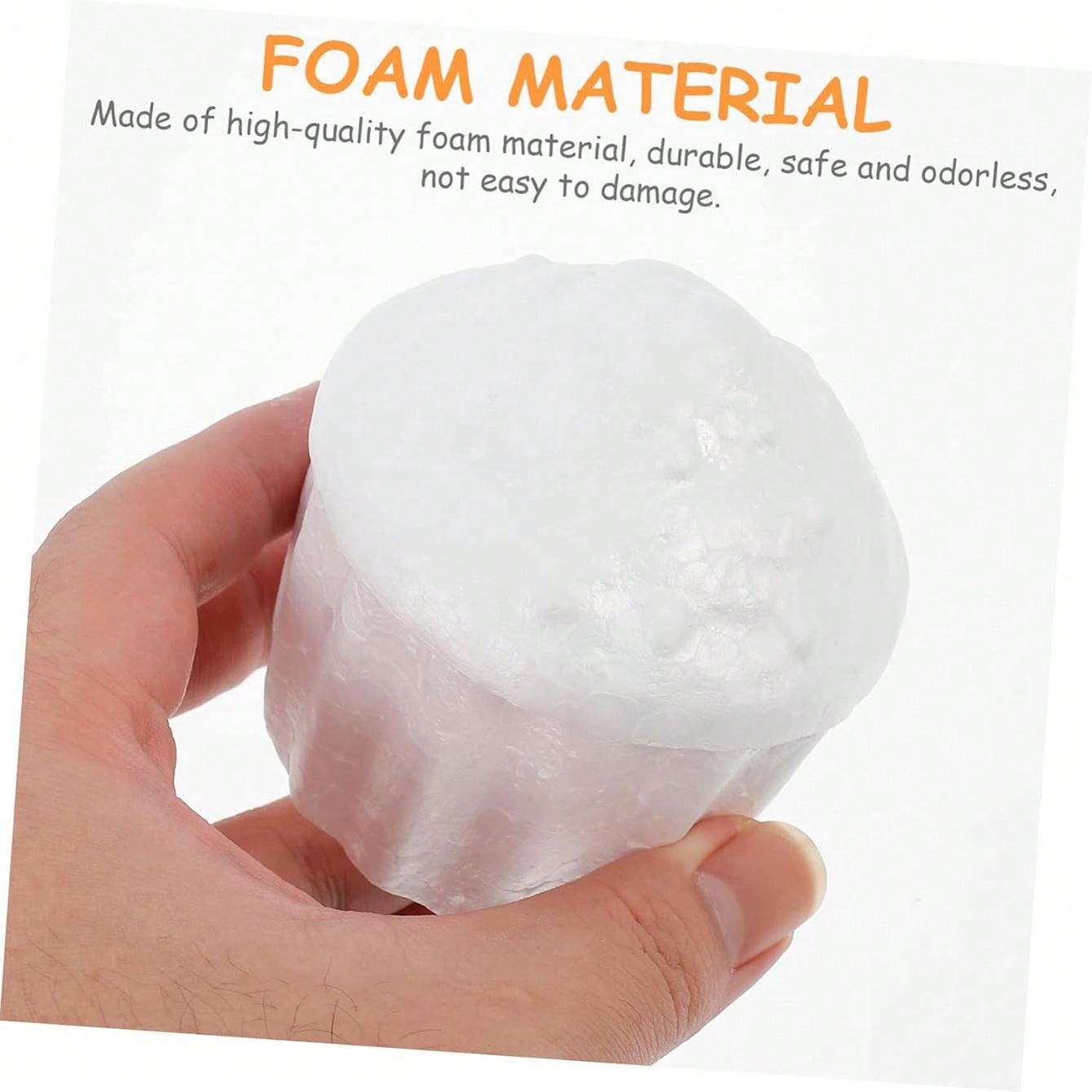 4/6/8/10pcs Foam Cake Embryo Craft Polystyrene Foam Ball Cake Diy Mold ...