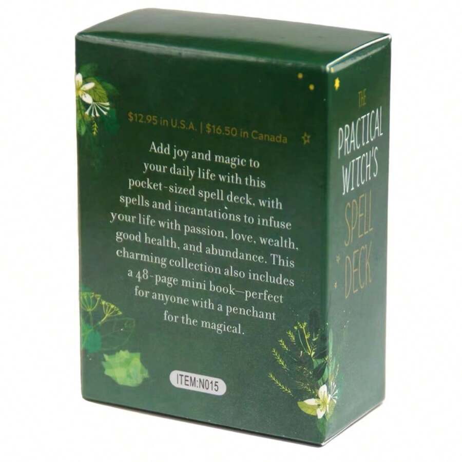 Playing Cards: Practical Witch's Spell Deck, Cards For Beginner Witches ...