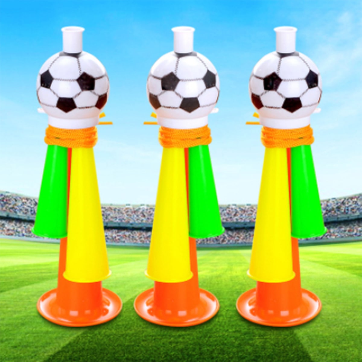 Football Vuvuzela Toy, Cheering Prop With Random Color For Football ...