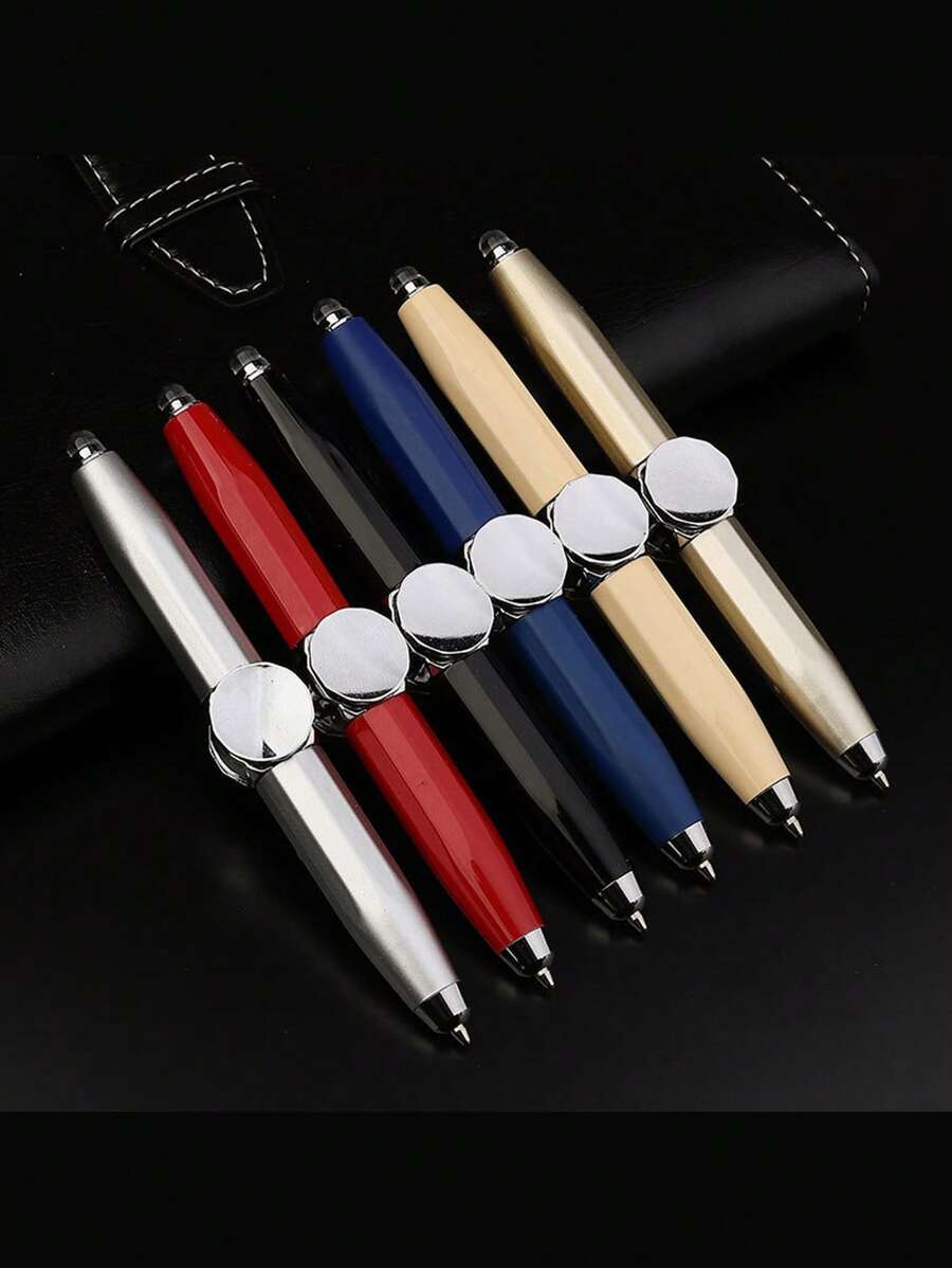 1pc Pc Material Rotating Pen Gyroscope Ballpoint Pen Relief Stress ...