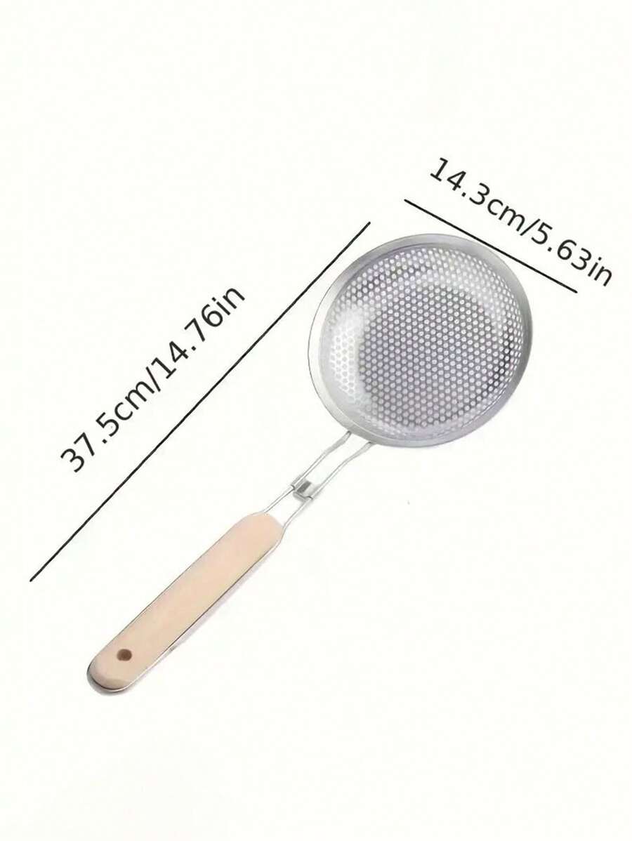 Stainless Steel Small Strainer Spoon With Filter Mesh For Juice, Soy ...