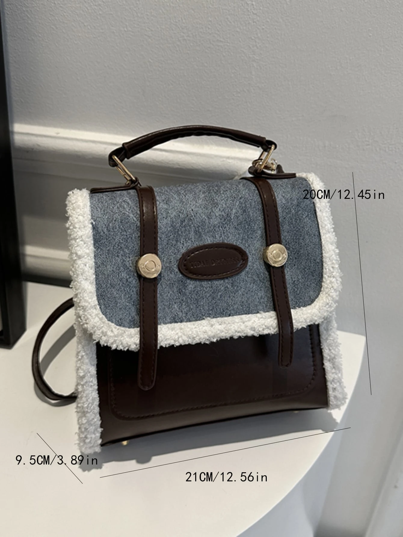 2023 New Arrival Vintage American Style Backpack With Buckle, Crossbody ...