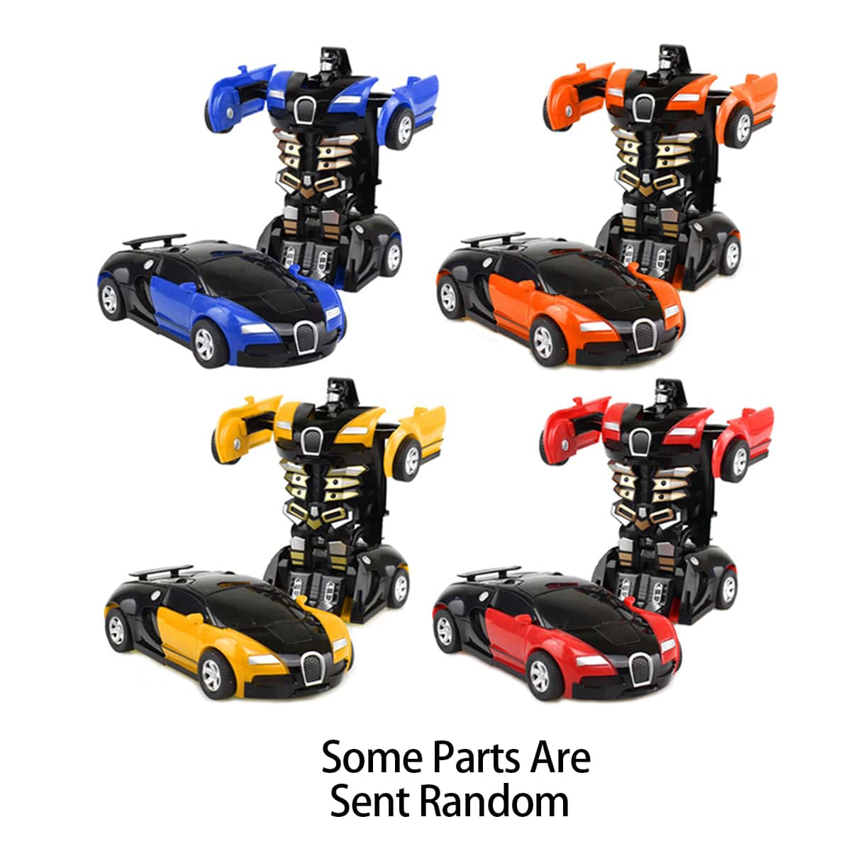 Amazing Transforming Sports Car Deformation Toy - Inertial Sliding Racing Bike - Automatic ...