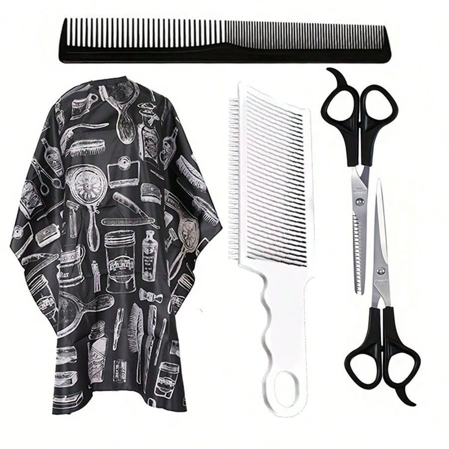Professional Hair Comb Set For Men - Flat Top Barber Comb, Haircut Comb ...