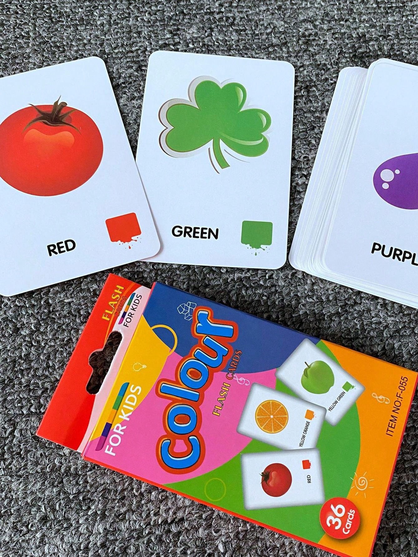 36pcs/Set Educational Cards For Infants And Toddlers To Learn English ...