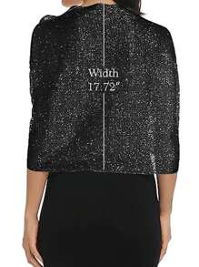 1pc Shiny Silver Wire Flat Scarf With Buckle, Suitable For Bride's Ball ...