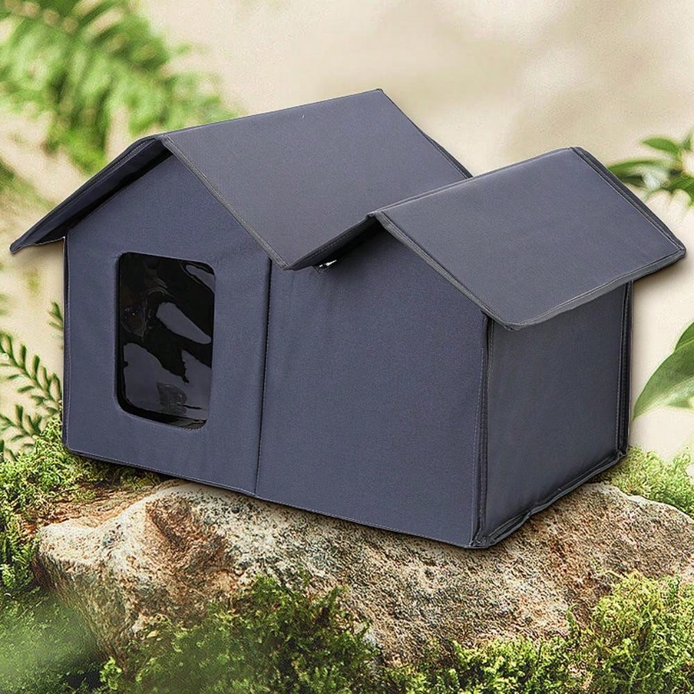 1pc Cat Houses For Outdoor Cats, Feral Cats Dogs House, Weatherproof ...