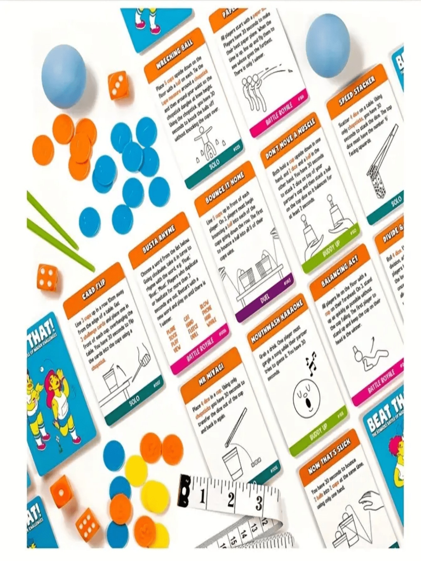 Beat That! The Bonkers Battle Of Wacky Challenges - Party Games, Family ...