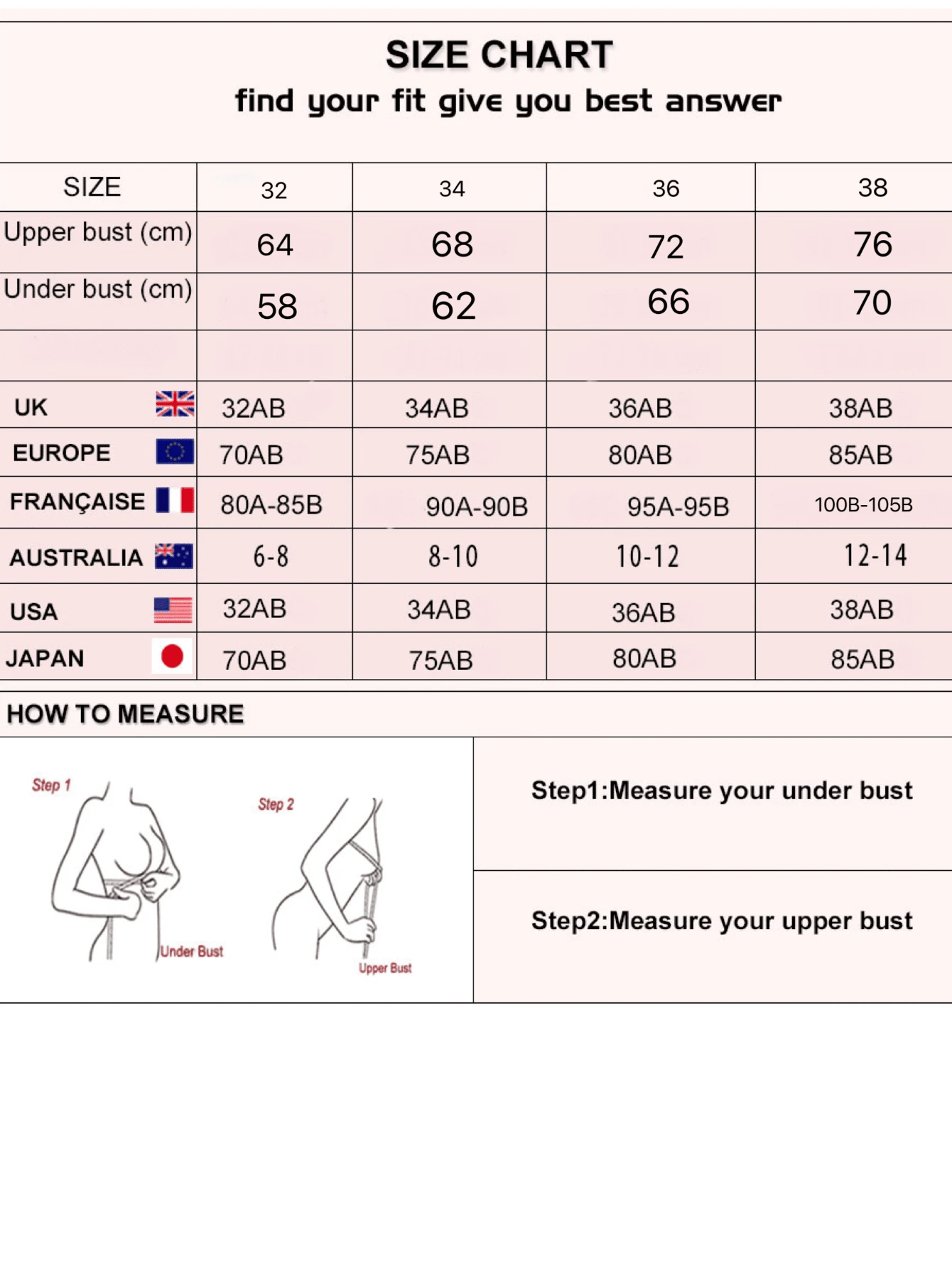 Super Push-Up Bra, Small-Cup Bra Gives The Effect Of A Big Chest for ...