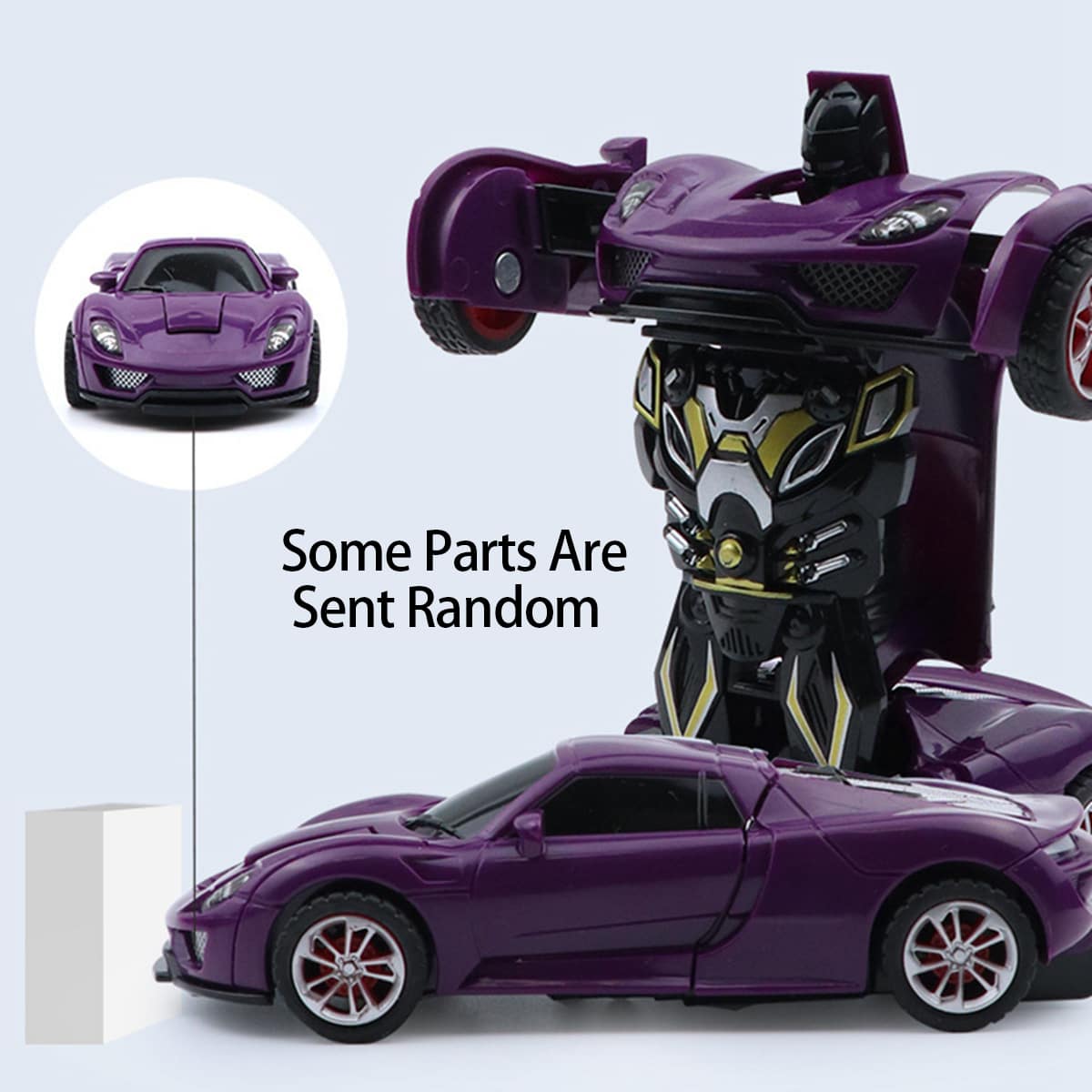 Amazing Transforming Sports Car Deformation Toy - Inertial Sliding Racing Bike - Automatic ...