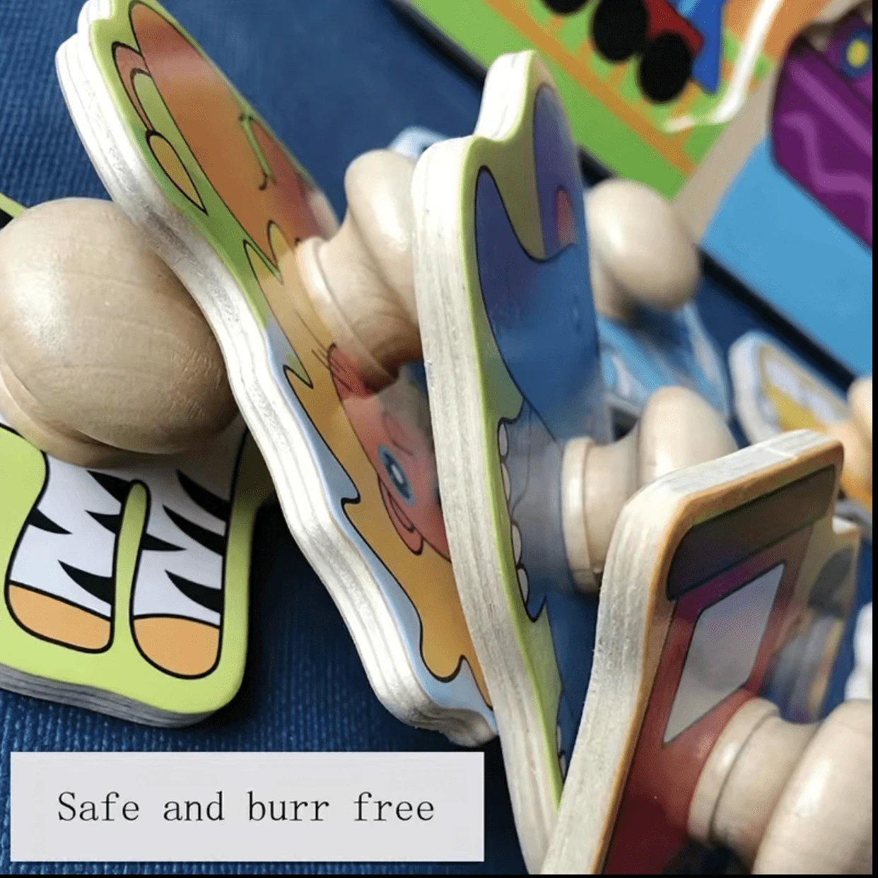 Set Of 4 Hand Grab Boards Puzzles Montessori Early Education Cognitive ...