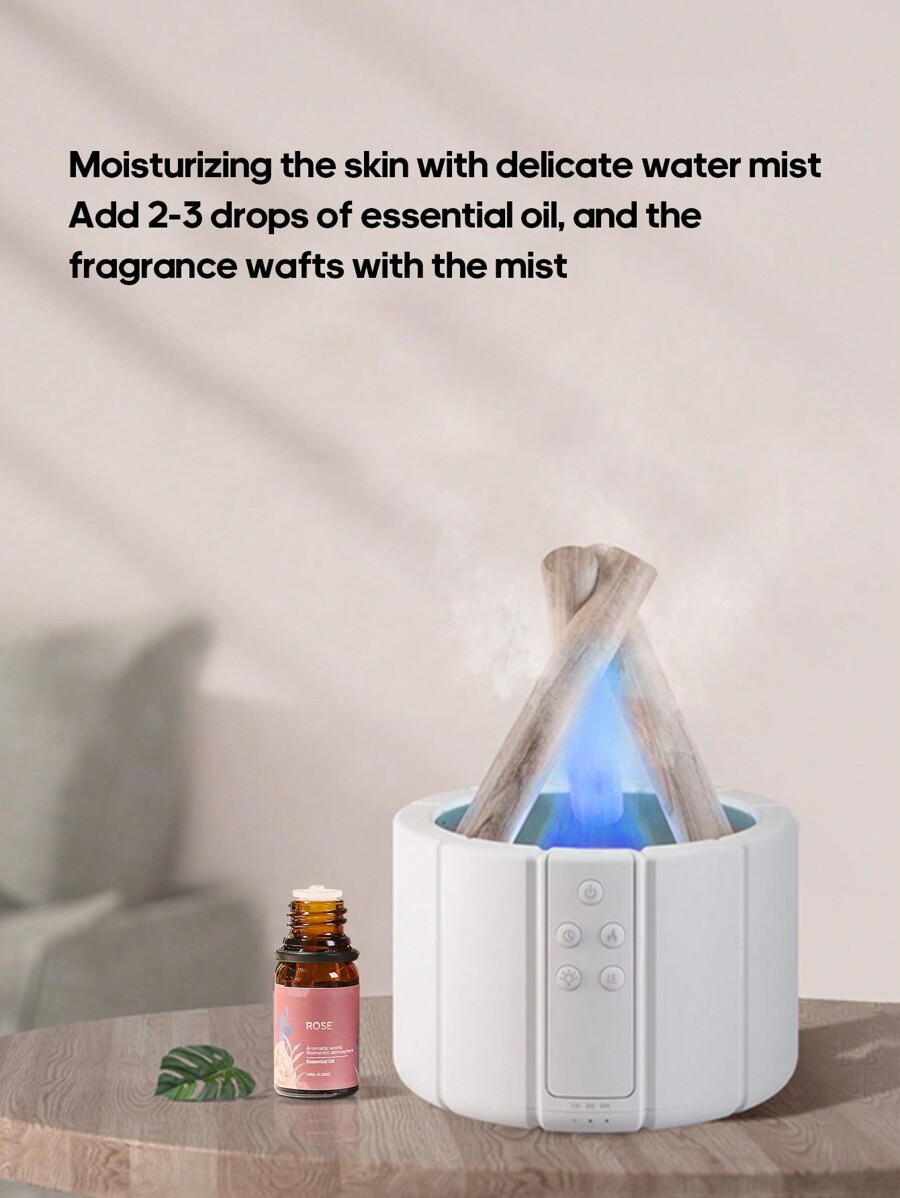 1PC 280ml Flame Diffuser Bonfire Humidifier Ultrasonic Usb Fire ...